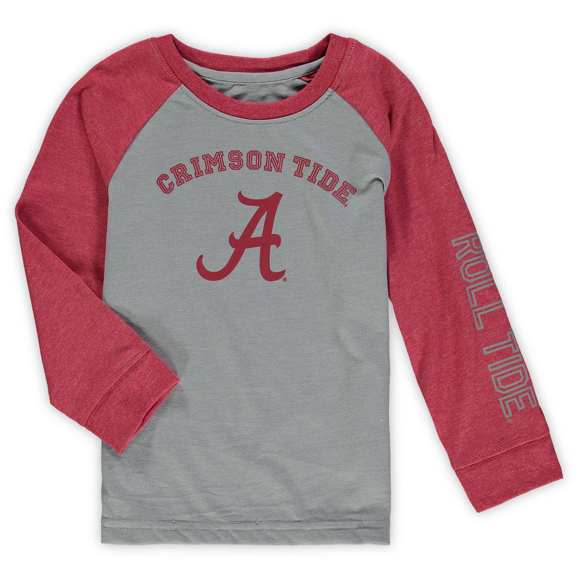 Toddler Colosseum Heathered Gray Alabama Crimson Tide Long Sleeve ...