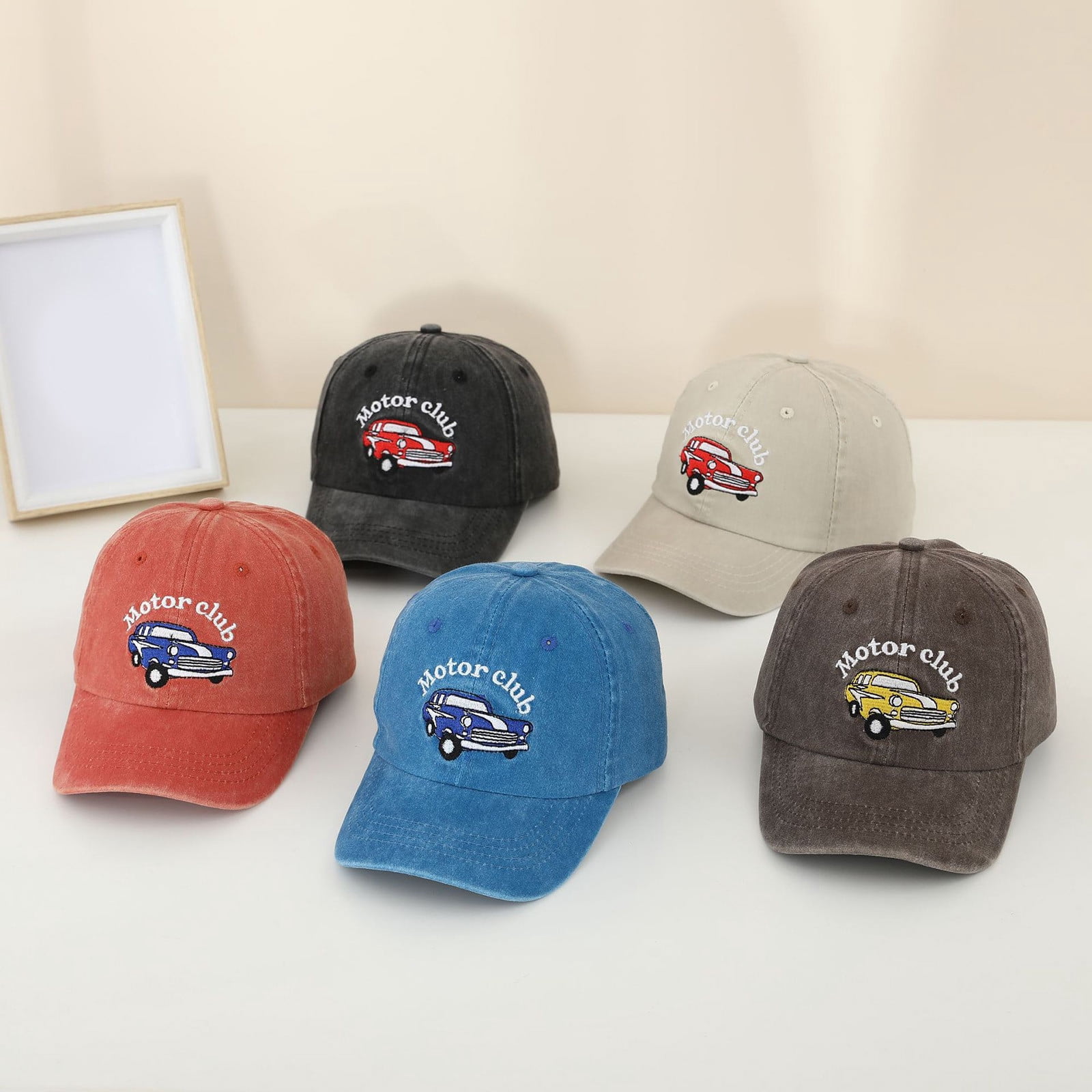 Toddler Cowboy Hats for Boys Cute Embroidery Excavator Kids Baseball ...