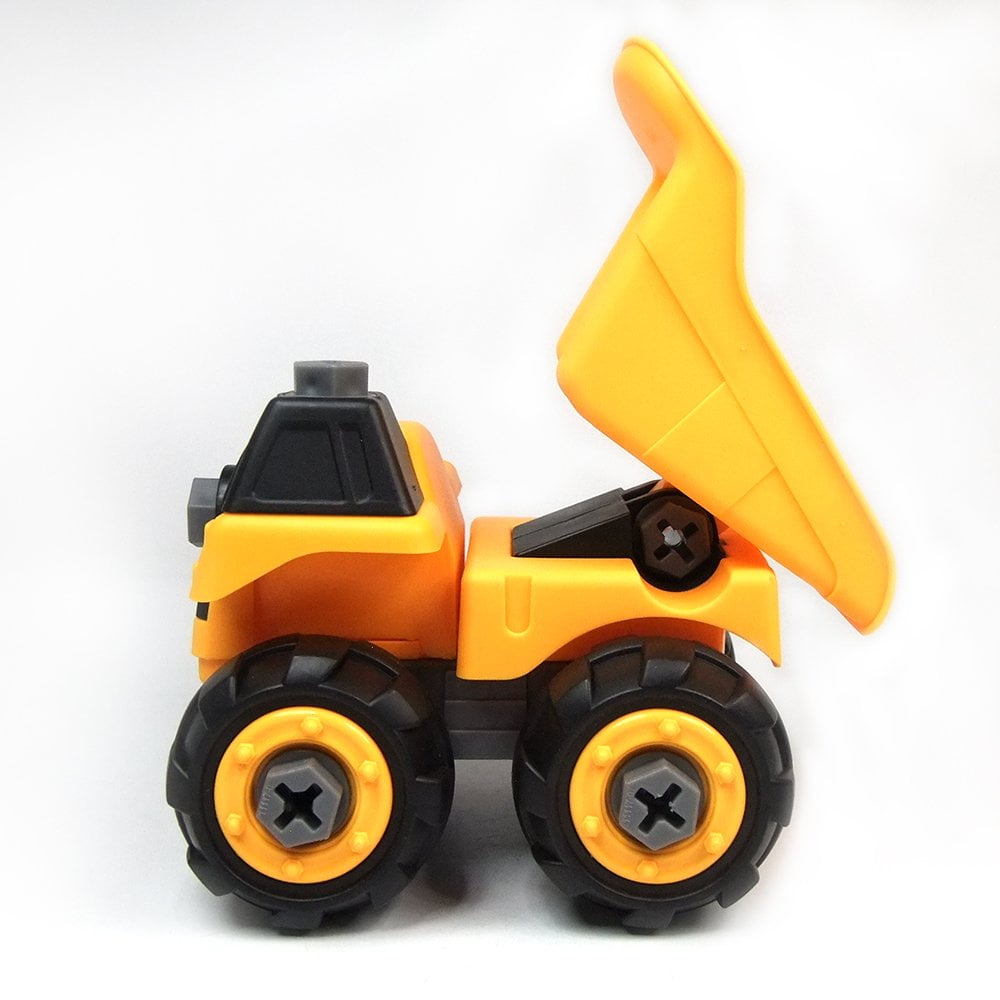 Toddler DIY Assembly Construction Vehicles Building Toy,Take Apart Toy ...
