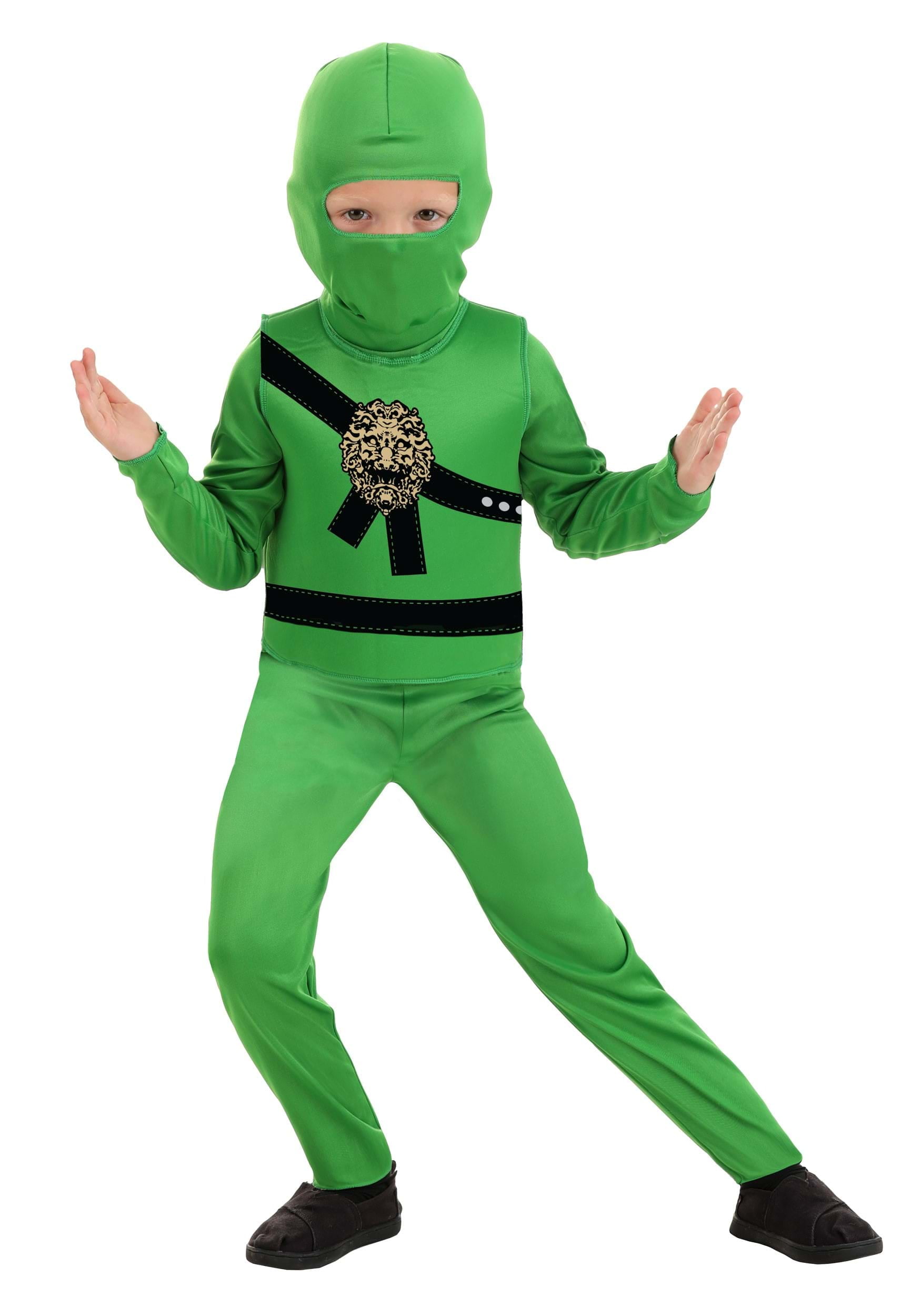 Toddler Deluxe Green Ninja Master Costume - Walmart.com