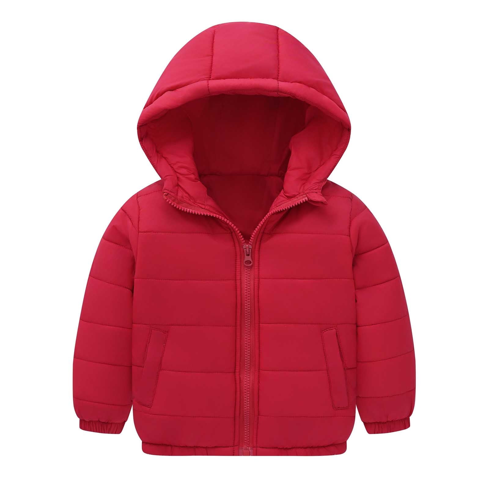 Toddler Down Coat Kids Winter Jacket Boy Girl Down Coat with Hood Kids ...