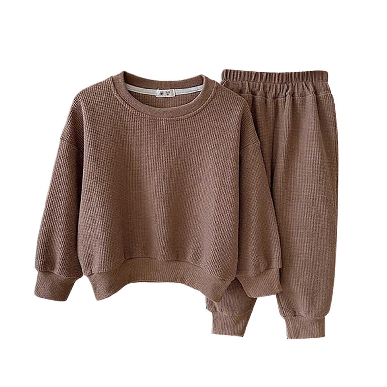 Toddler Fall Outfits for Girl Boy Long Sleeve Top and Long Sweatpants ...