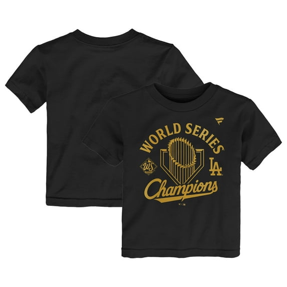 Toddler Fanatics Black Los Angeles Dodgers 2025 World Series Champions ...