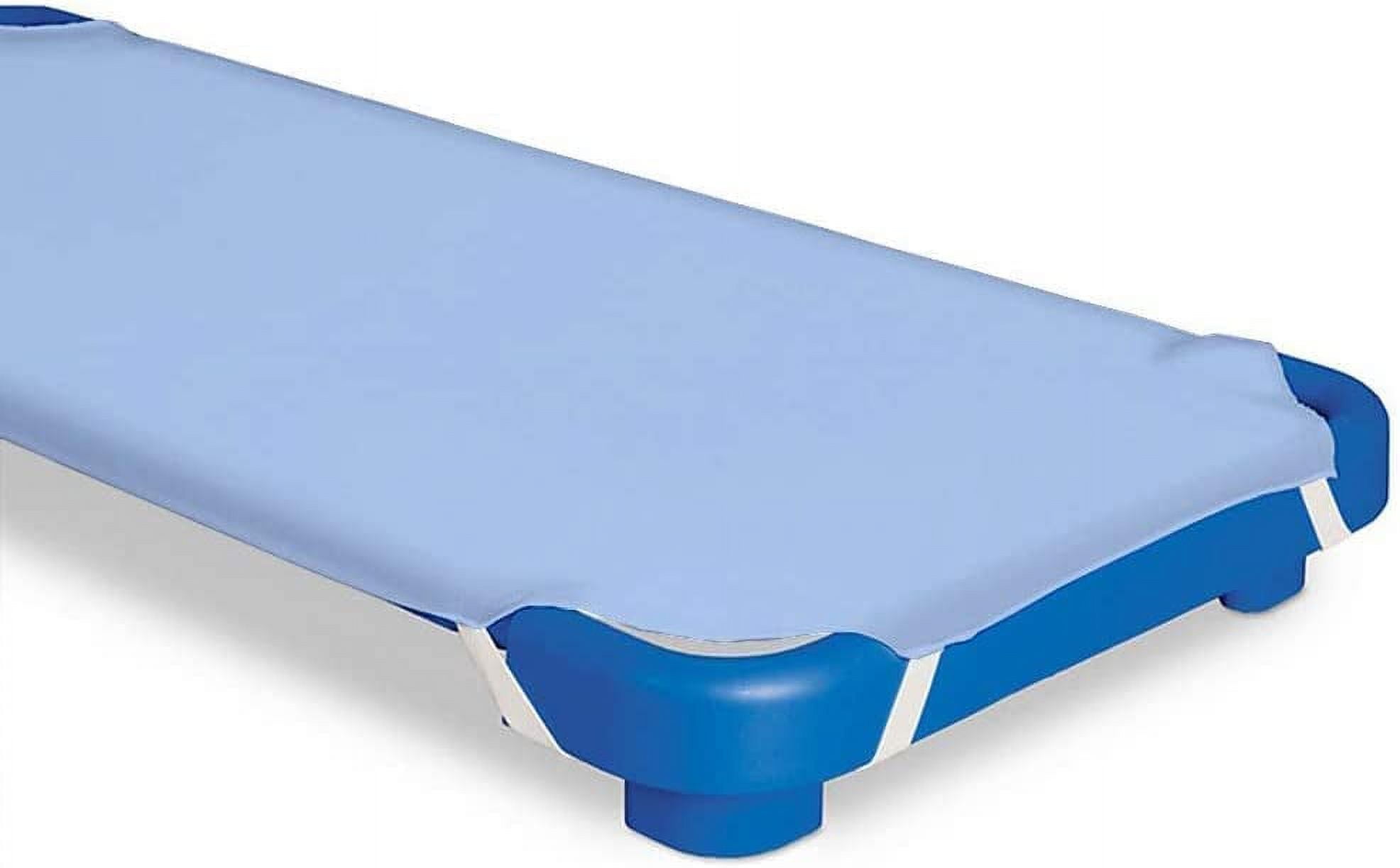 Toddler Fitted Sheet for Daycare/Preschool Cot Beds - 100% Cotton ...