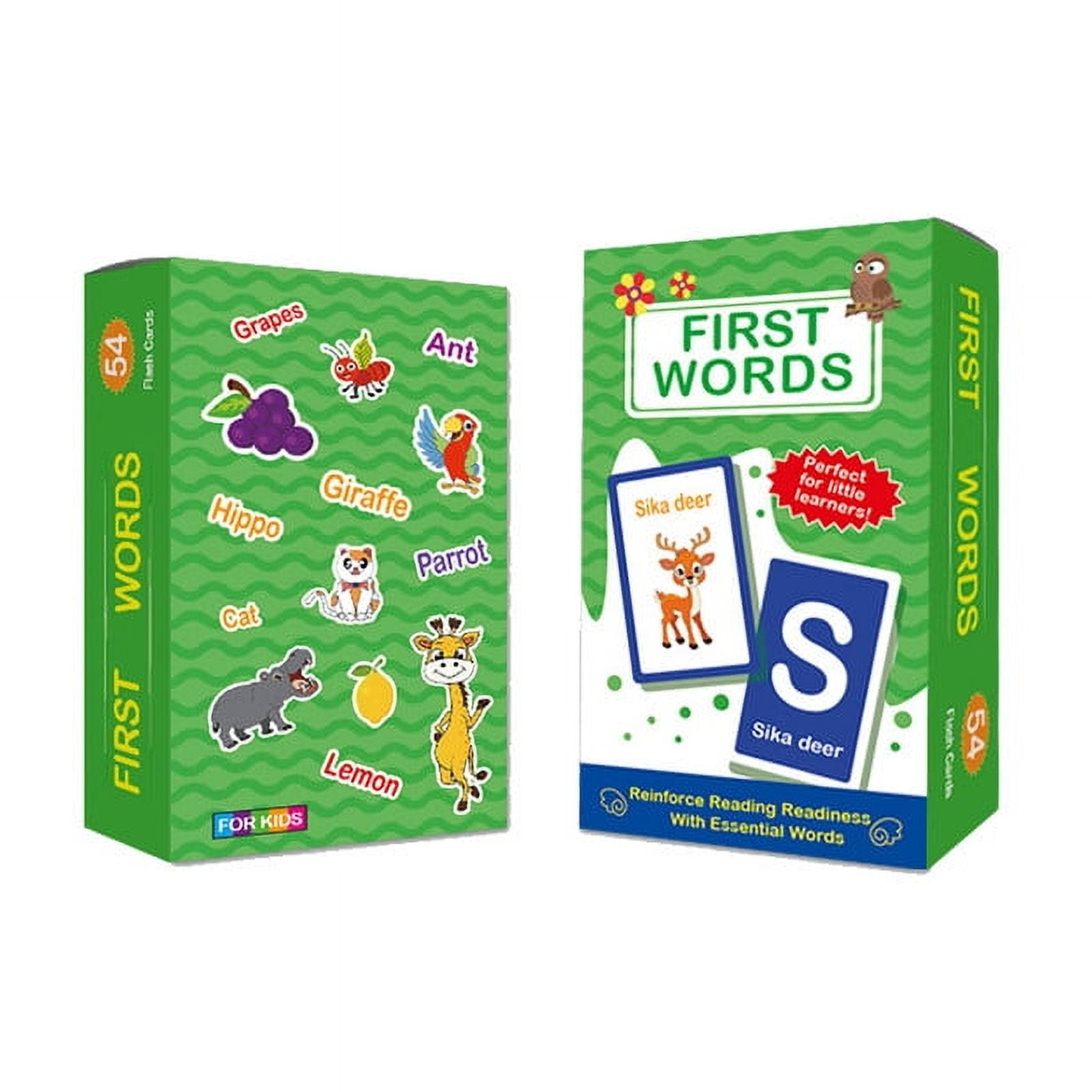 Toddler Flash Cards 1 Pack, Alphabet Flash Cards, Sight Word Flash ...