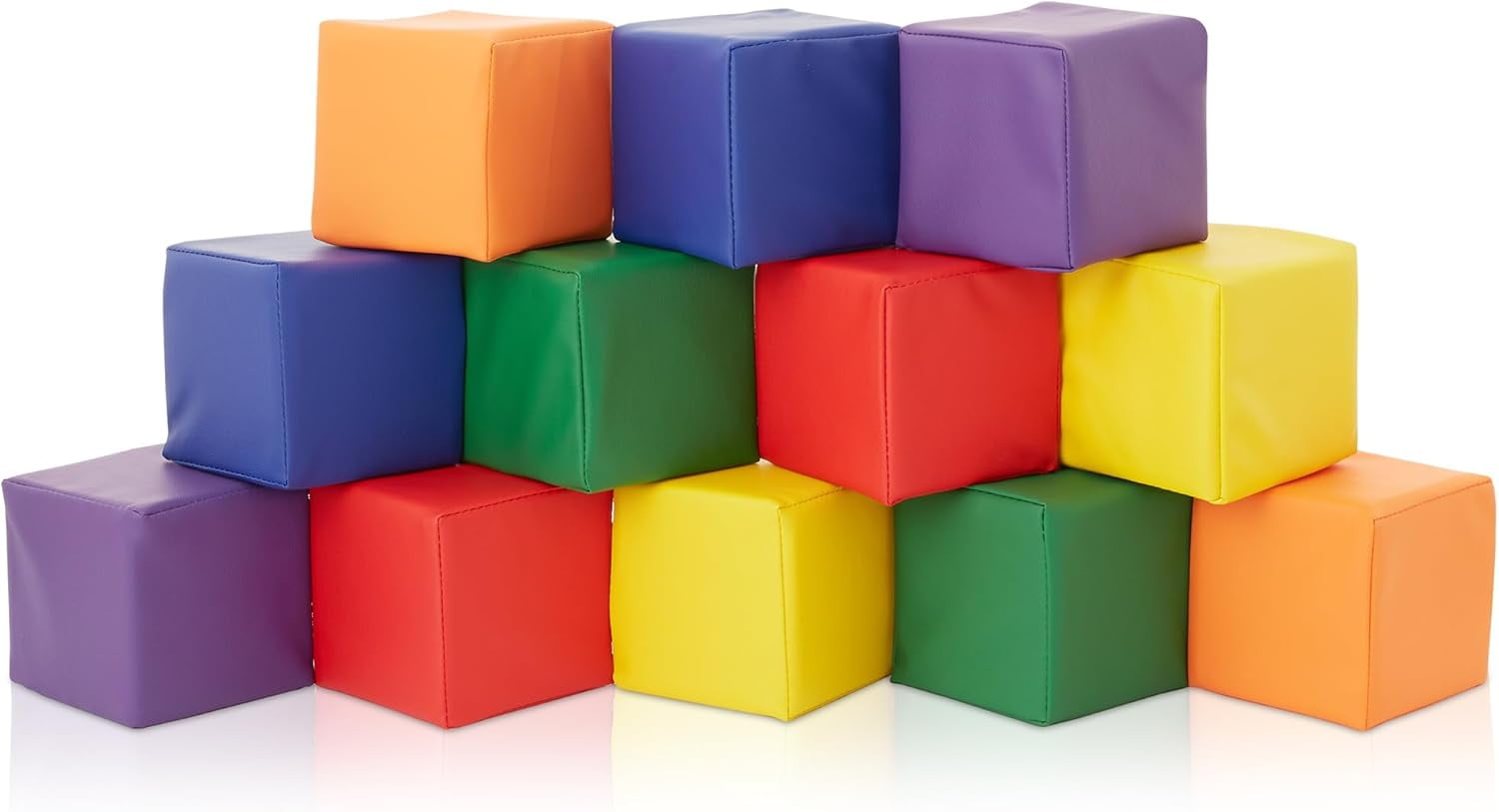 Toddler Foam Building Blocks , Play Colorful Kids Stacking Cubes for ...