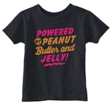 Toddler Funny T Shirts Powered By Peanut Butter and Jelly Sarcastic PB ...