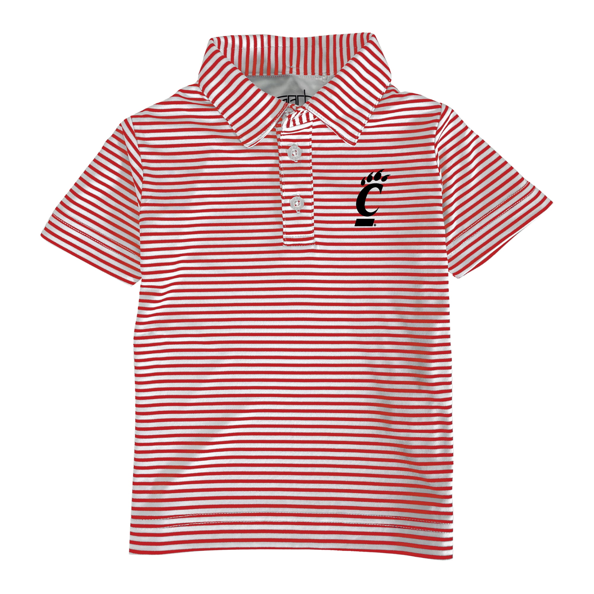 Toddler Garb Red/White Cincinnati Bearcats Carson Polo - Walmart.com