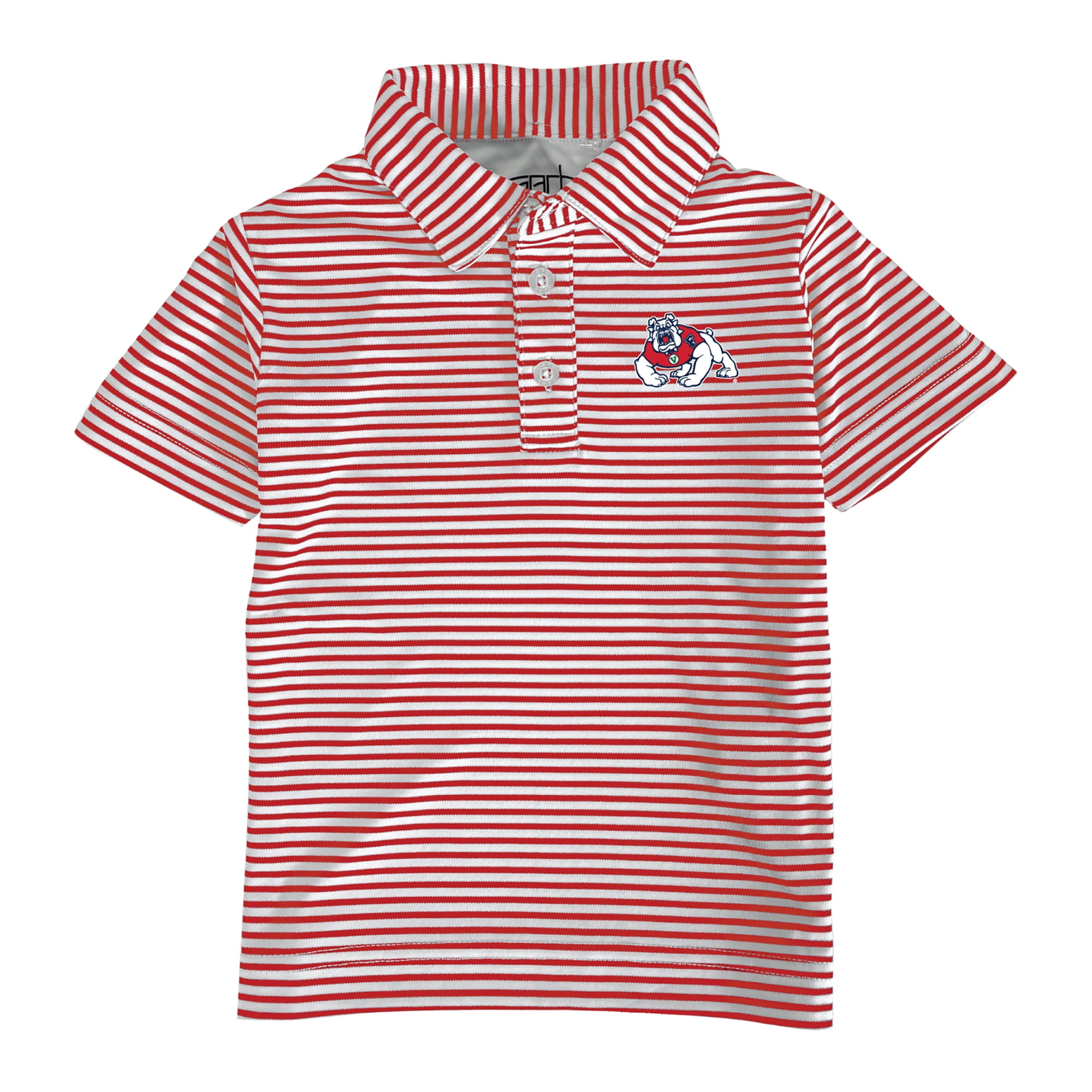 Toddler Garb Red/White Fresno State Bulldogs Carson Polo - Walmart.com
