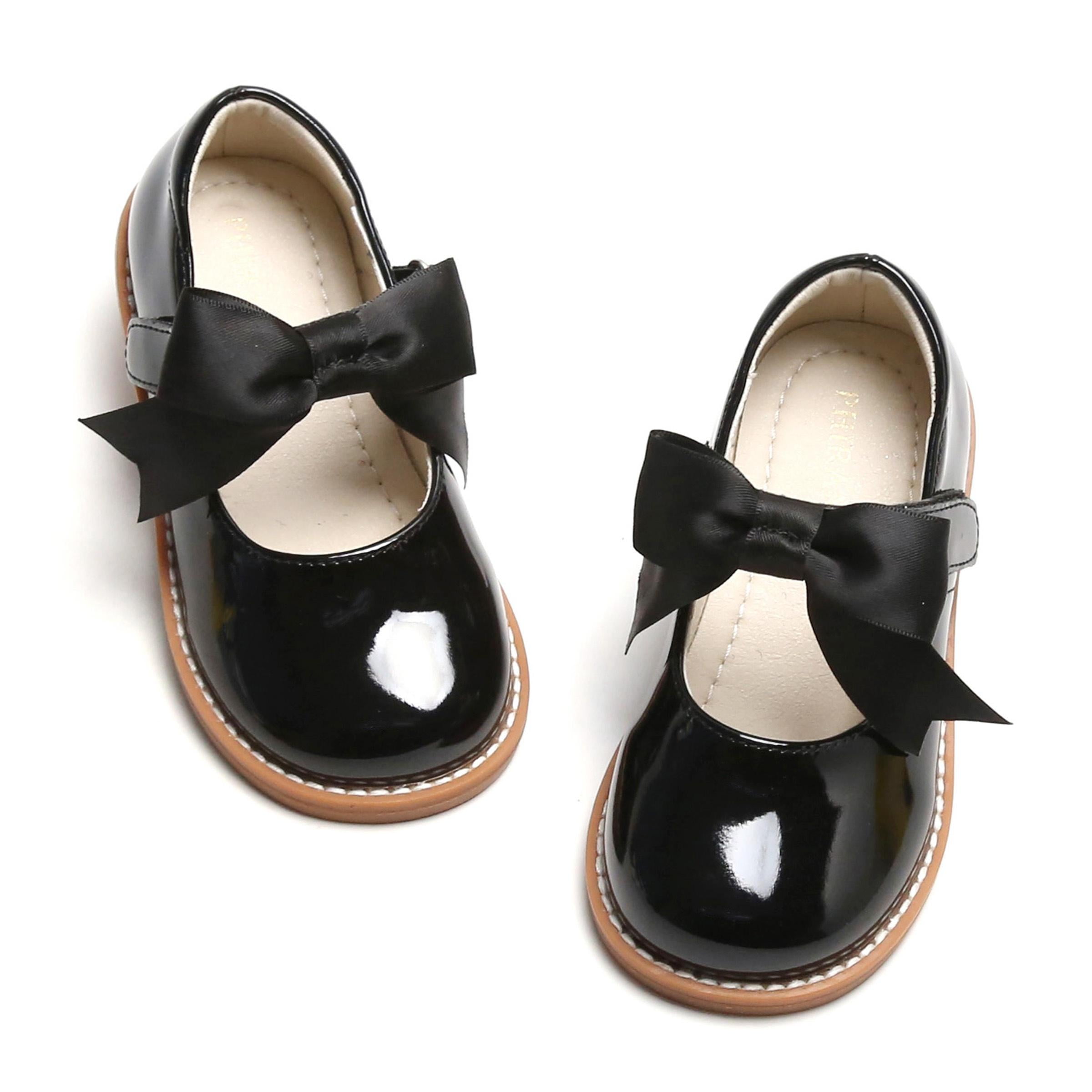 Toddler Girl Black Mary Jane Dress Shoes Size 9 - Little Girl Oxford ...