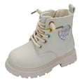 Toddler Girl Boots,Autumn and Winter New Children's Short Boots British ...