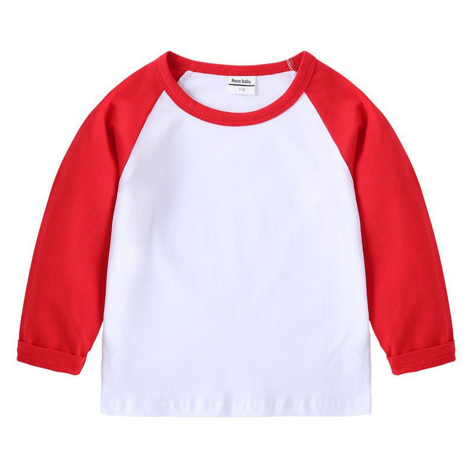 Toddler Girl Boy Round Neck Cartoon Long Sleeved Top Cotton T Shirt ...