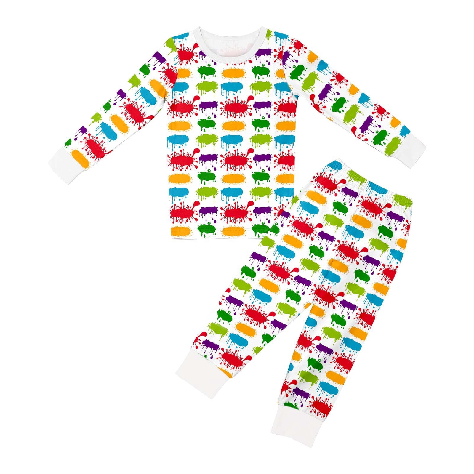 Toddler Girl Clothes Baby Summer Outfits Kid DIY Painted Homewear Set ...