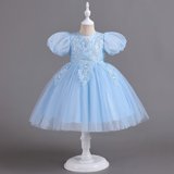 Toddler Girl Dresses Girls Formal Dress Blue Dress Girls Toddler Tea ...