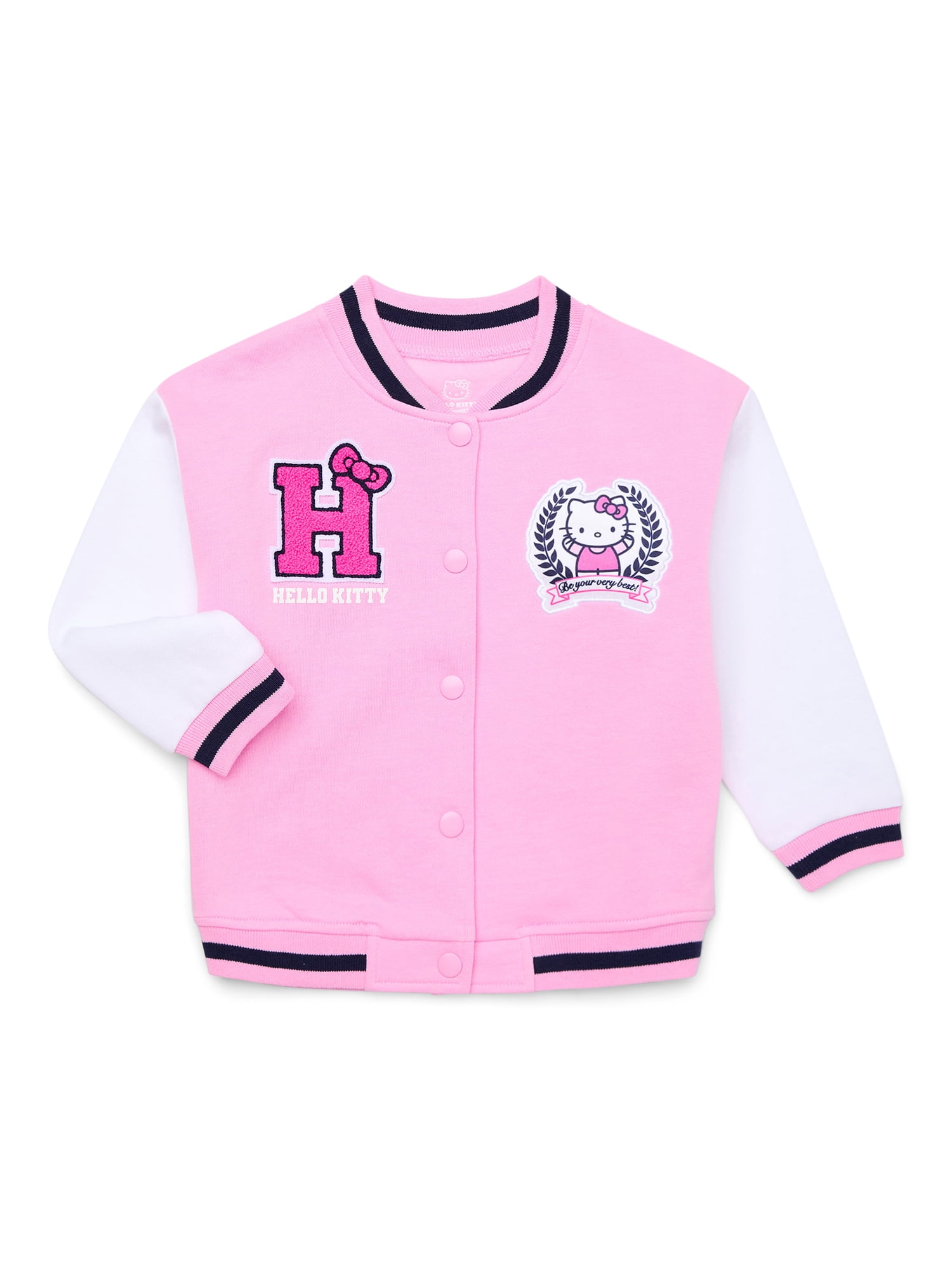 Hello Kitty Toddler Girls Varsity Jacket, Sizes 12M-5T - Walmart.com