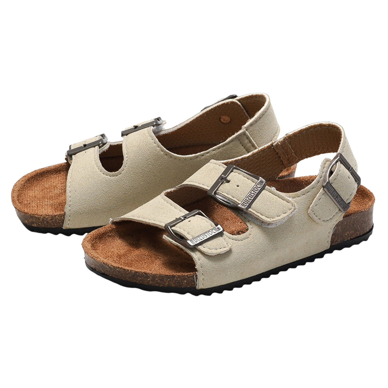 Toddler Girl Sandals Size 9 Kid Sandals Boys Girls Comfort Cork Footbed ...
