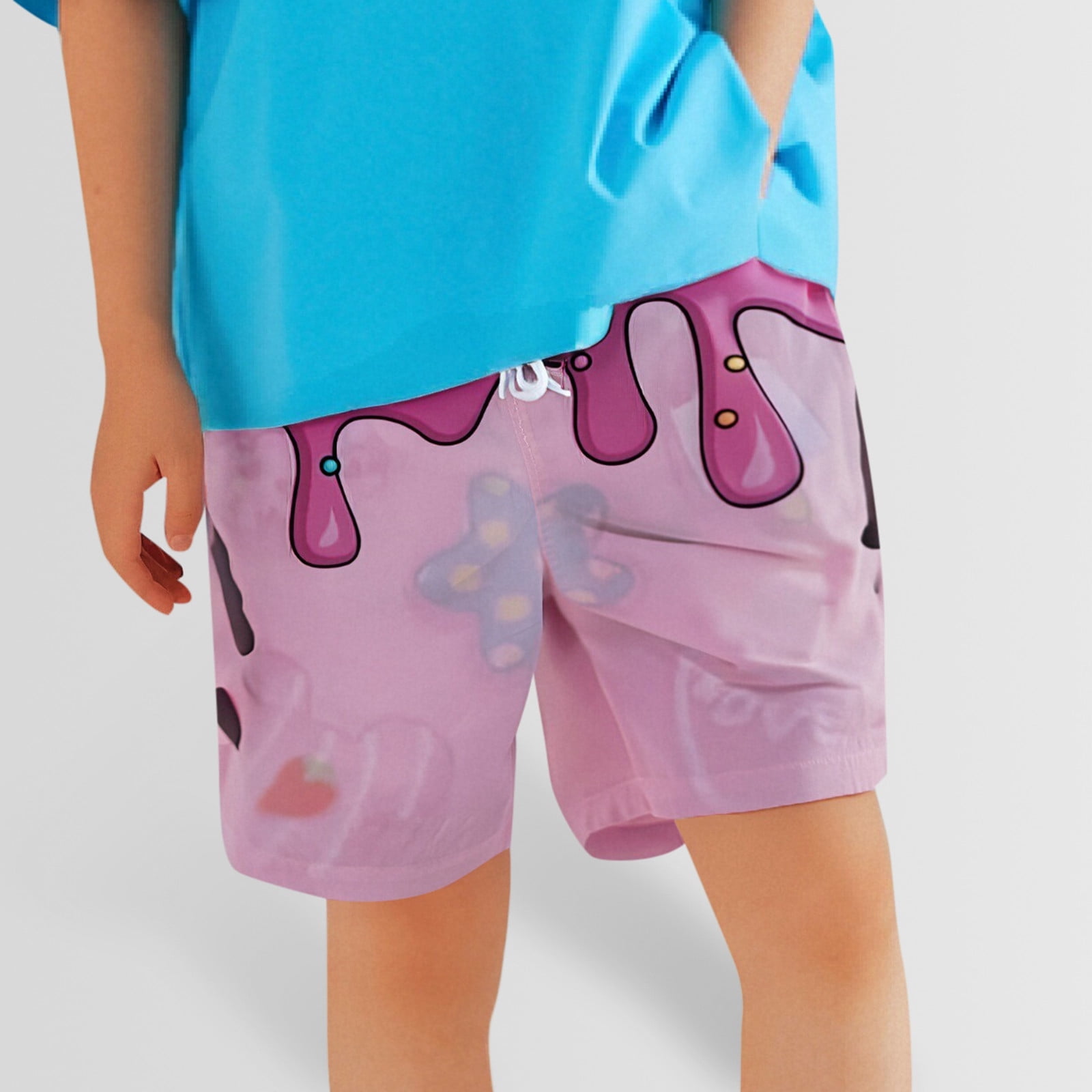 Toddler Girl Shorts Casual Straight Leg Pull-On Travel Pants Girls Bike ...