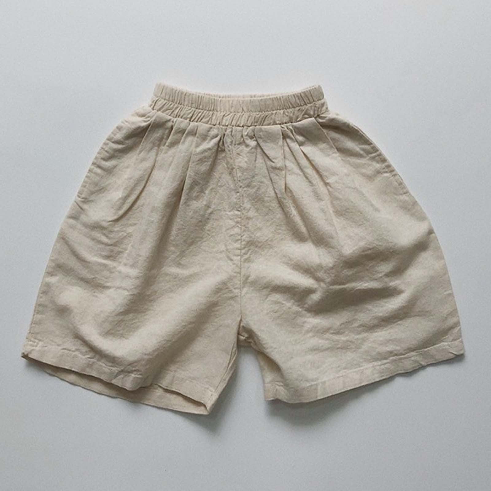 Toddler Girl Shorts Elastic Waist Drawstring Jogger Boys Summer Outfits ...