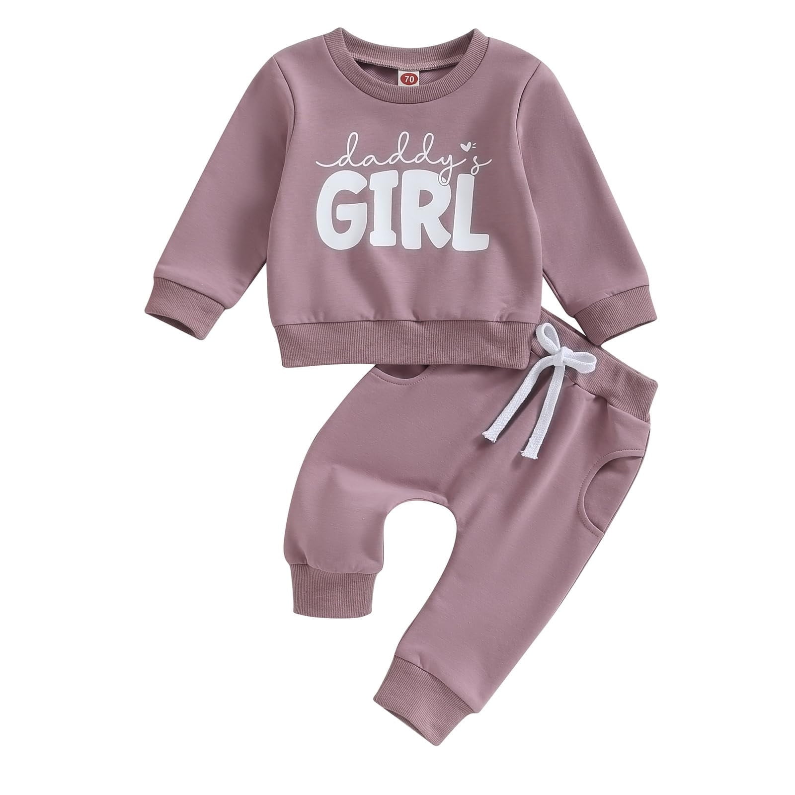 Baby Girl Outfits Long Sleeve Pullover Sweatshirt Toddler Girls Pants ...
