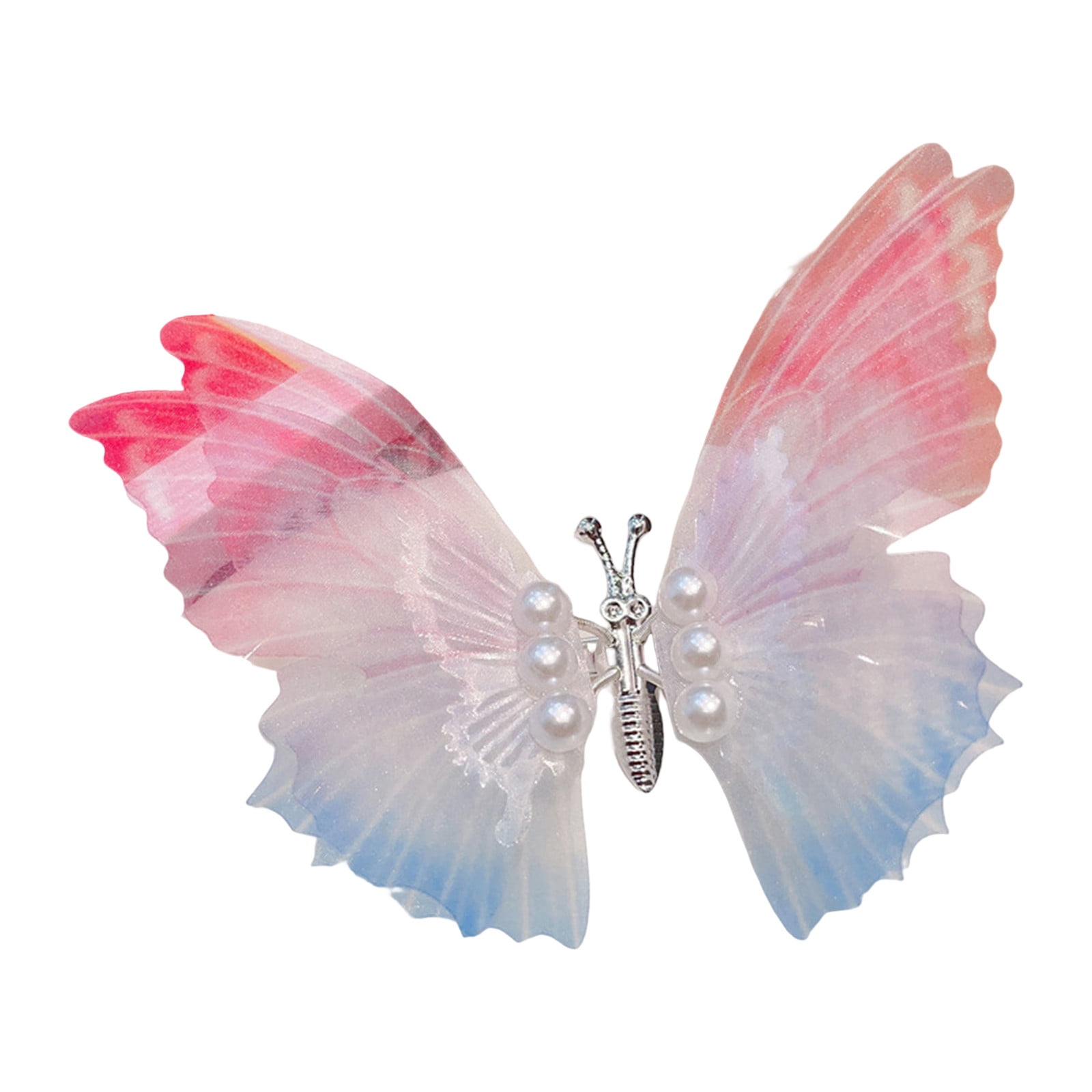 Toddler Girls' Active Sweet Butterflies Colored Bow Polyester Hair ...