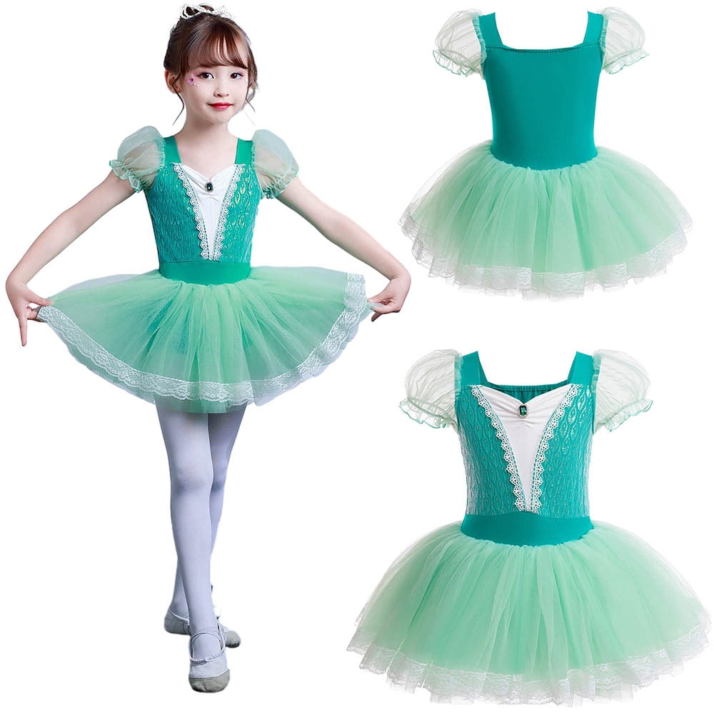 Toddler Girls Ballerina Tutu Dress Dance Costume Dancewear Tulle Skirt ...