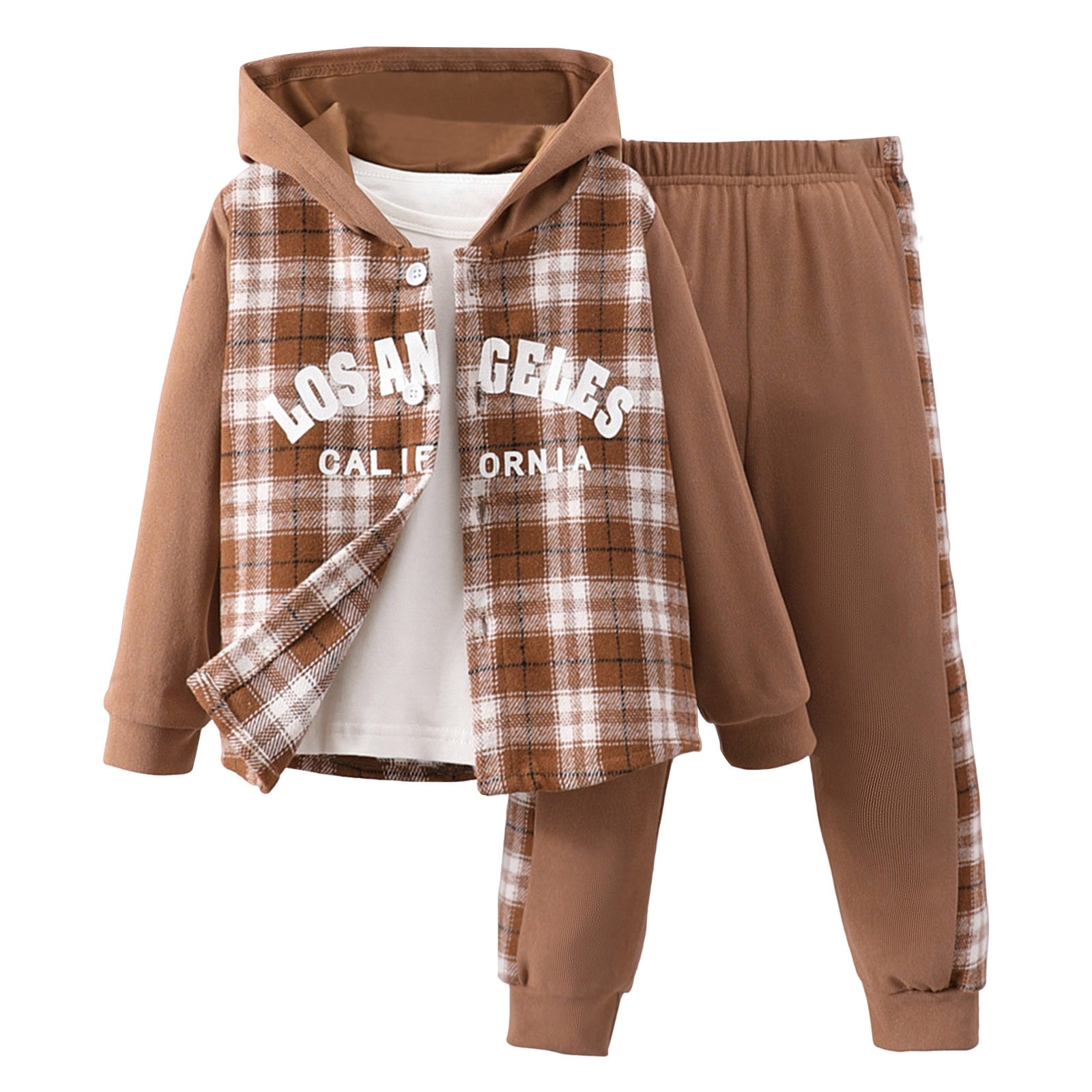 Toddler Girls Boys Fall Outfits Long Sleeve Hoodie Tops And Pants 2Pcs ...