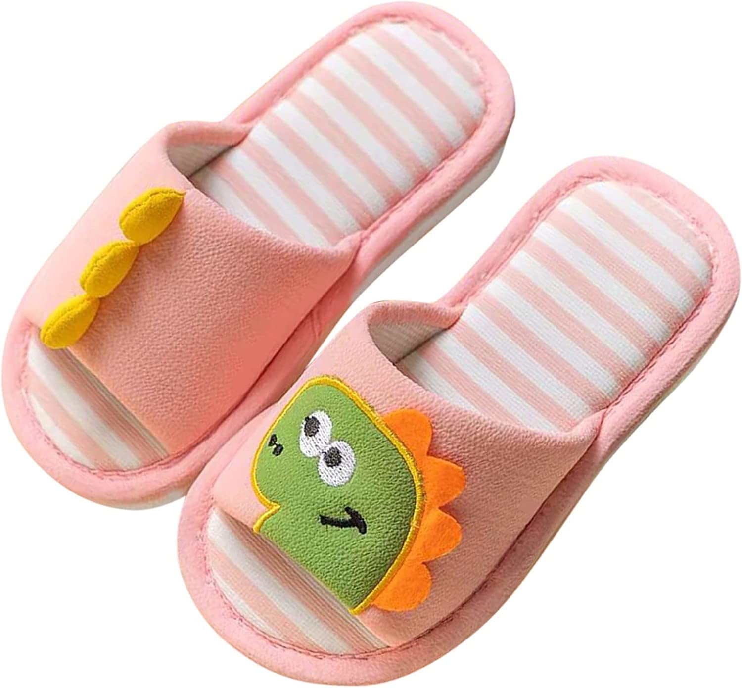 Toddler Girls Boys House Slippers Cartoon Dinosaur Pattern House ...