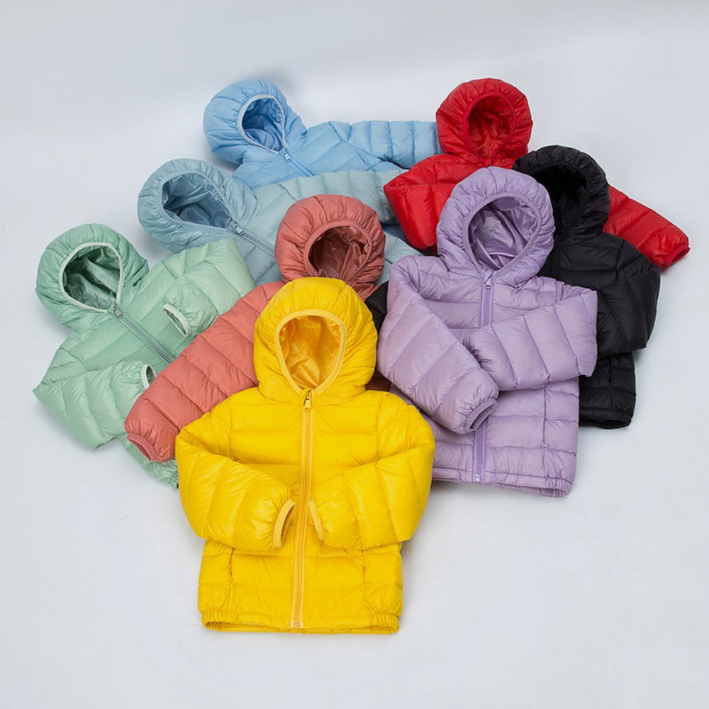 Toddler Girls Boys Winter Warm Puffer Coats & Jackets, BULLPIANO Kids Lightweight Padded Hooded ...