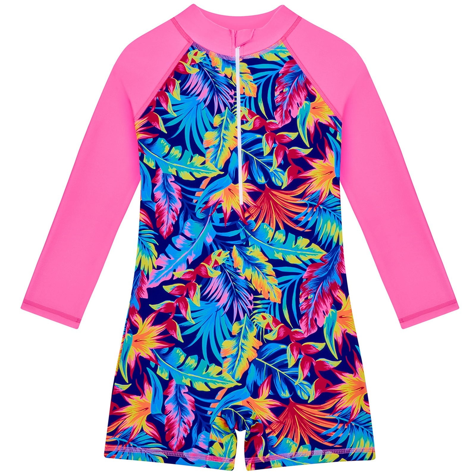 Toddler Girls Cuhk Long Sleeved Flat Corner Swimsuit Quick Drying ...