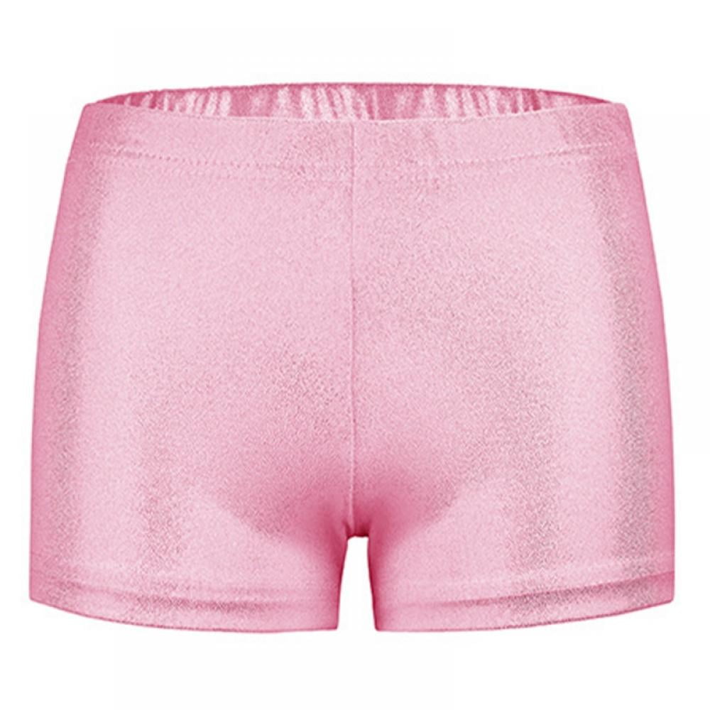 Toddler Girls Dance Short Gymnastics Athletic Shorts Sparkle Glitter ...