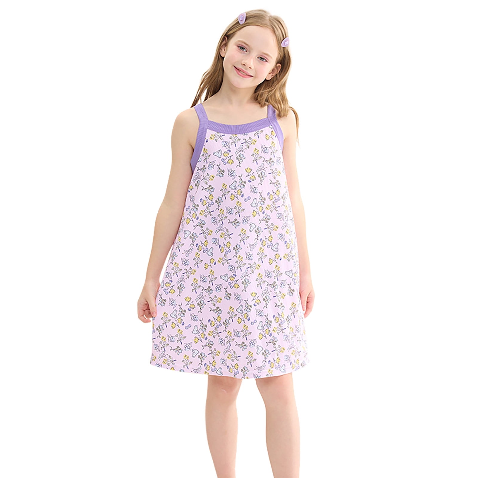 Toddler Girls' Dresses Sleeveless Floral Prints Princess Dance Party ...
