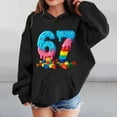Toddler Girls Hoodies Meme Novelty Six Seven Hoodie Casual Long Sleeve ...