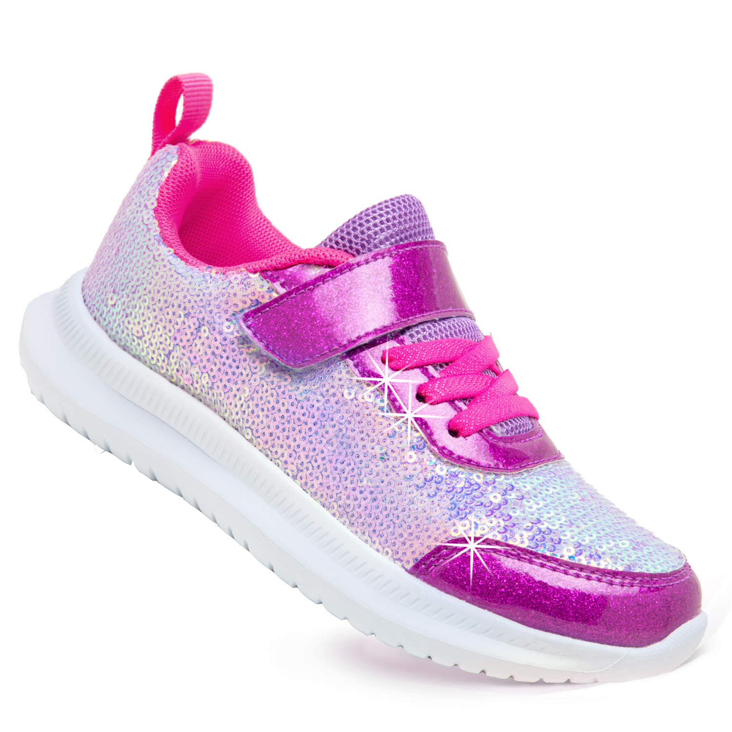 Cherokee Toddler Girls’ Athletic Mesh Jogger Sneakers With Hook and ...