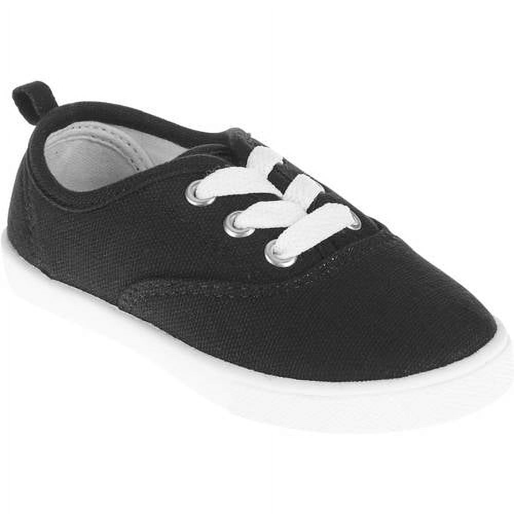 Toddler Girls' Lace-Up Canvas Shoe - Walmart.com