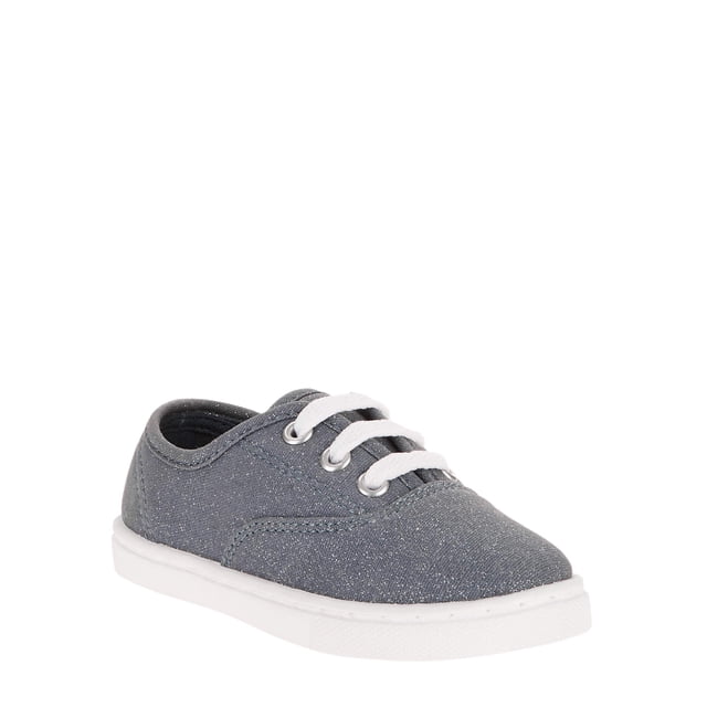 Toddler Girls' Lace-Up Canvas Shoe - Walmart.com
