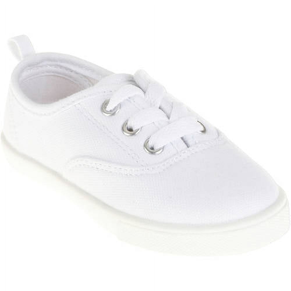 Toddler Girls' Lace-Up Canvas Shoe - Walmart.com