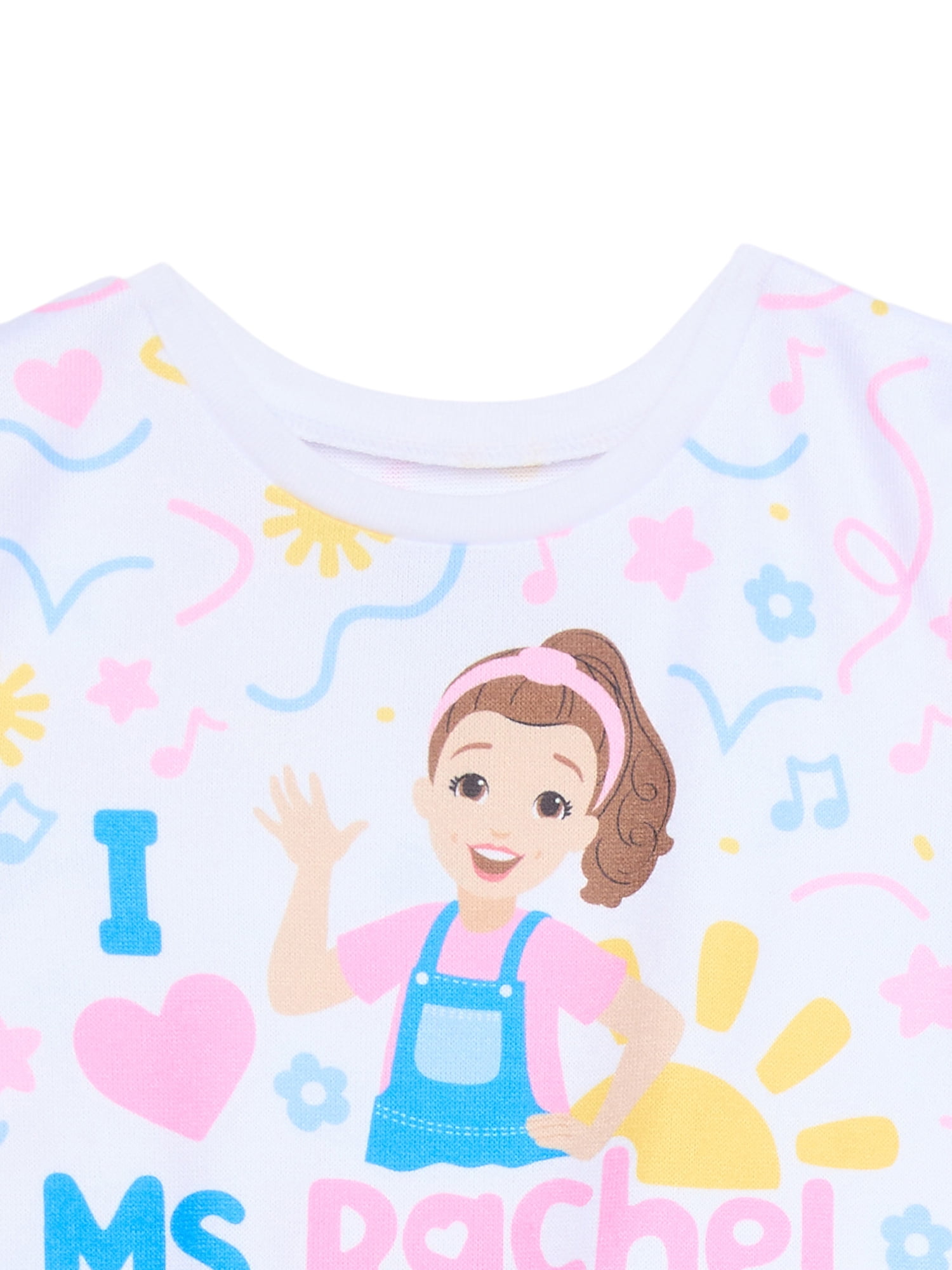 Toddler Girls Ms Rachel Short Sleeve Snug Fit Pajama Set, 2-piece ...