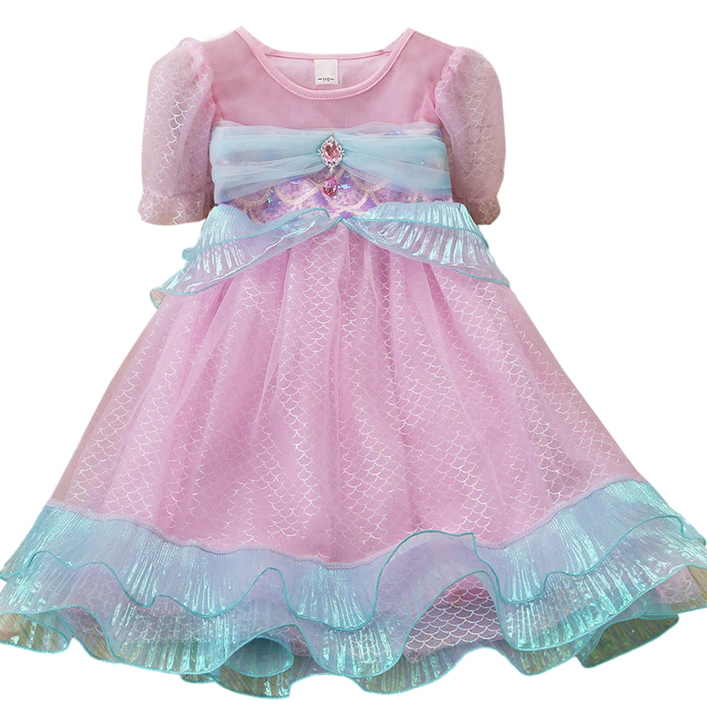 Toddler Girls Princess Costume Light Up Dress Little Girl Halloween ...