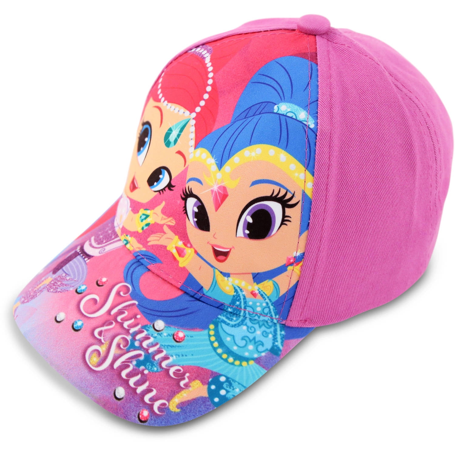 Toddler Girls Shimmer & Shine Cotton Baseball Cap, Age 2-5 - Walmart.com