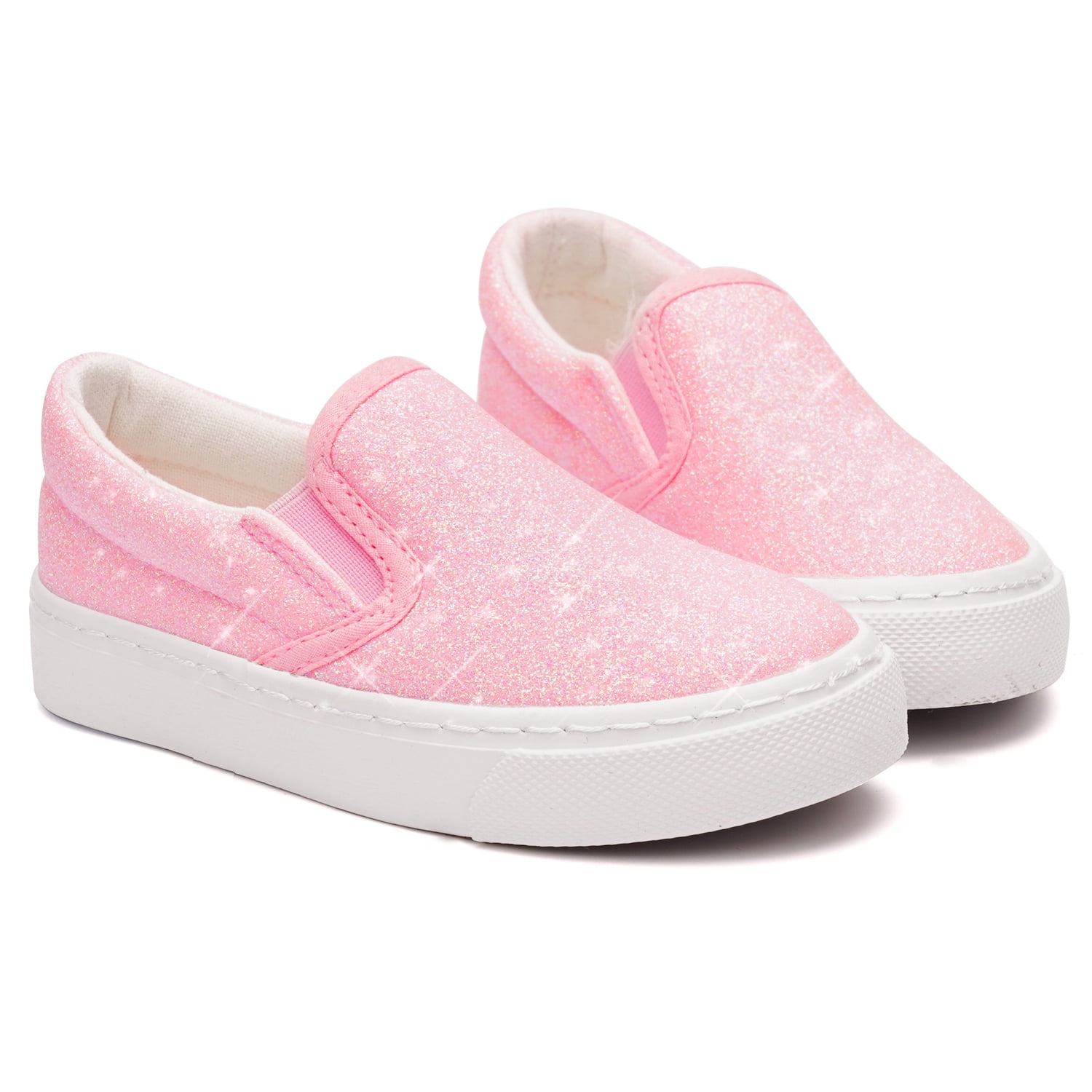 Toddler Girls Sneakers Loafer Shoes Slip On Little Kids Boys Canvas ...