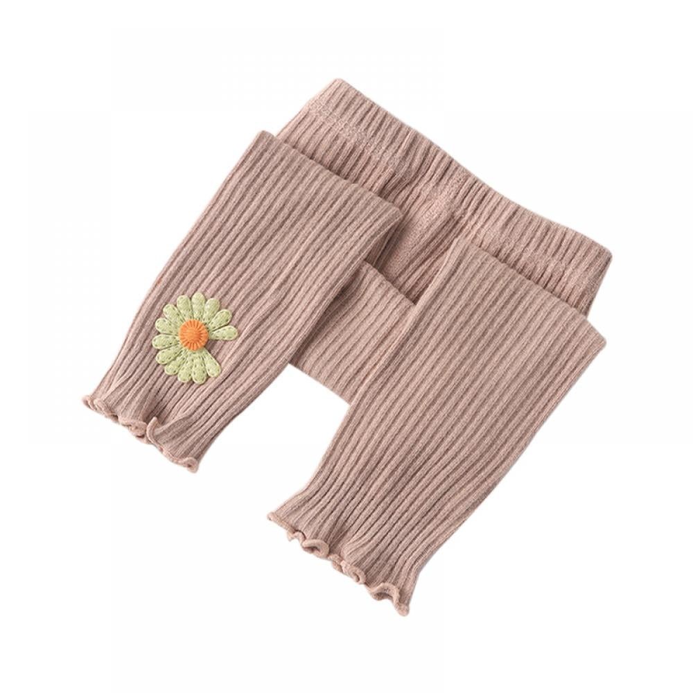 Toddler Girls Solid Stripe Knitted Leggings - Walmart.com