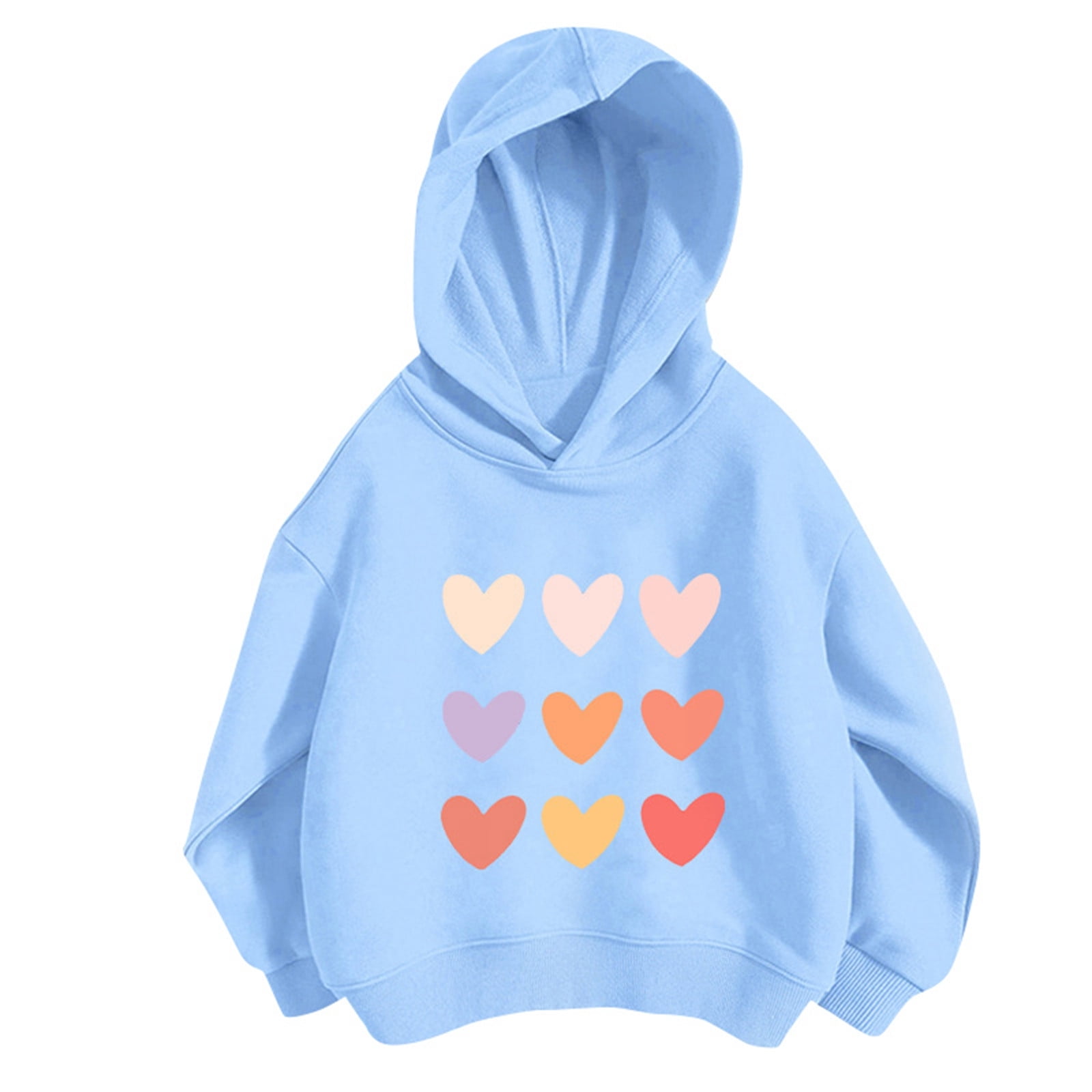 Toddler Girls Sweatshirt Hoodies Long Sleeve Hoodie Cartoon Print Drop ...