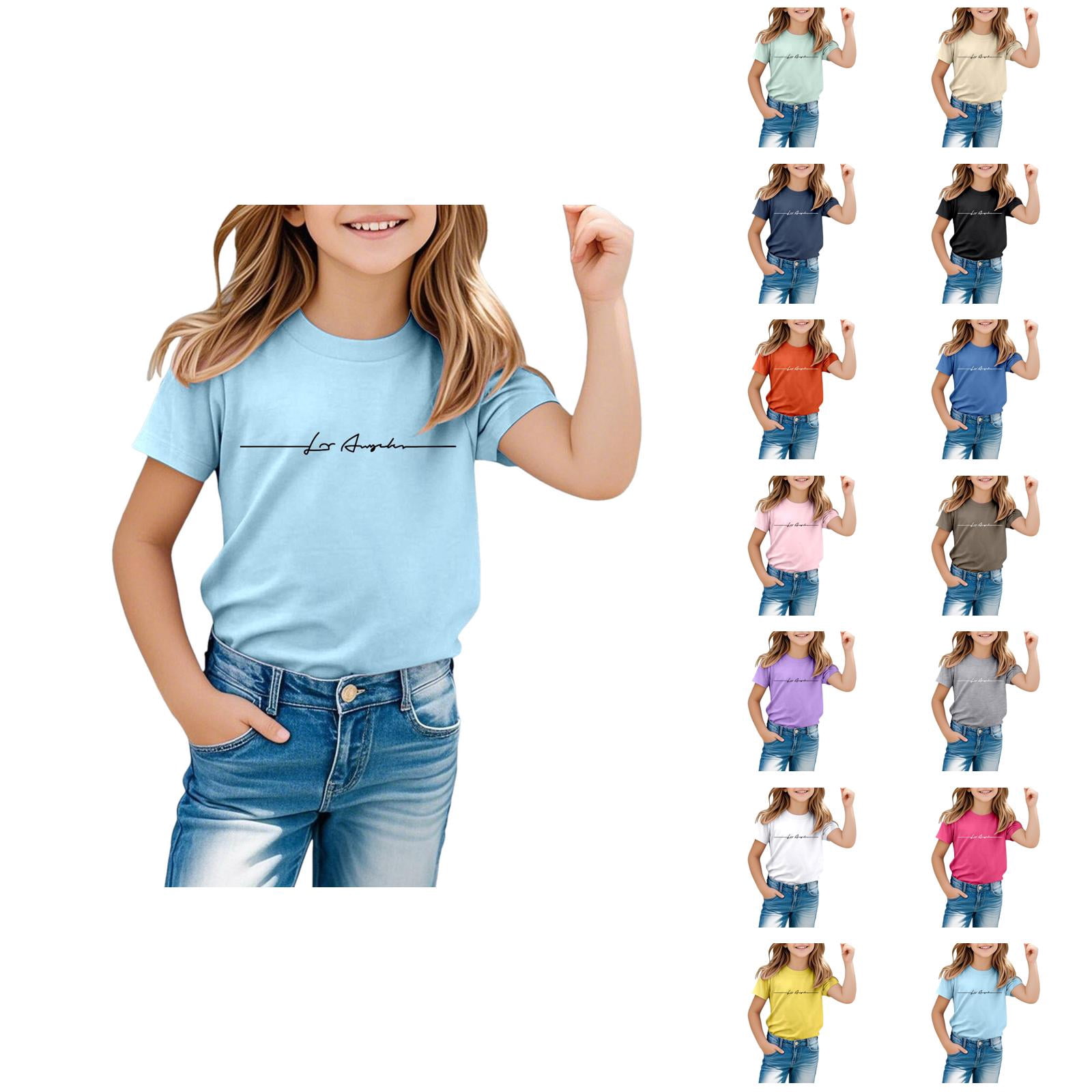 Toddler Girls Tops with Luminous Animal Prints Long Sleeve Shirts for ...