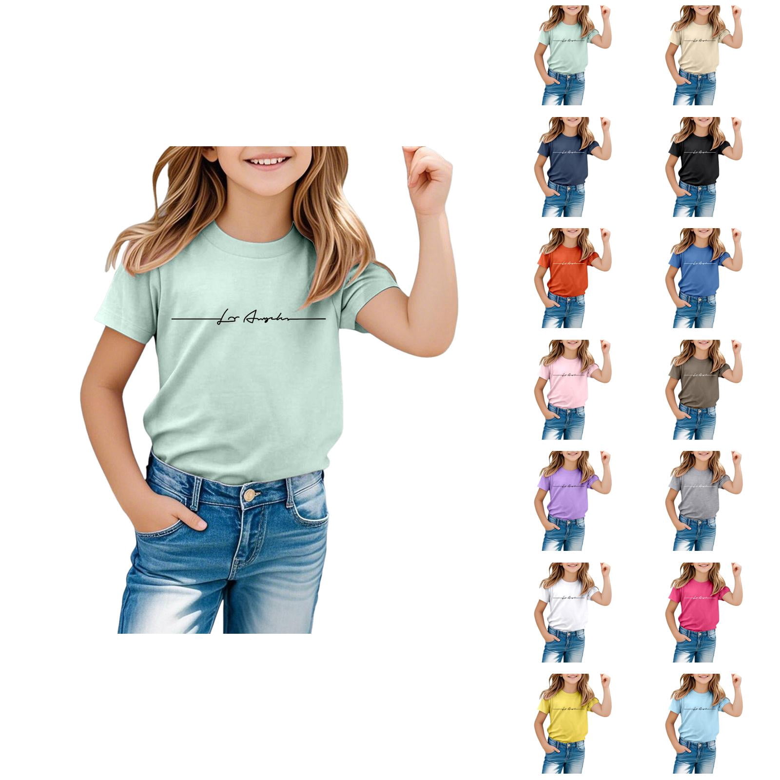 Toddler Girls Tops with Luminous Animal Prints Long Sleeve Shirts for ...