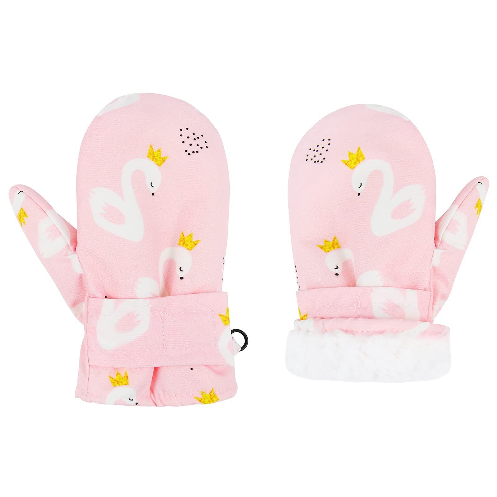 Toddler Gloves Waterproof Winter Infant Snow Mittens Lined Fleece Child ...