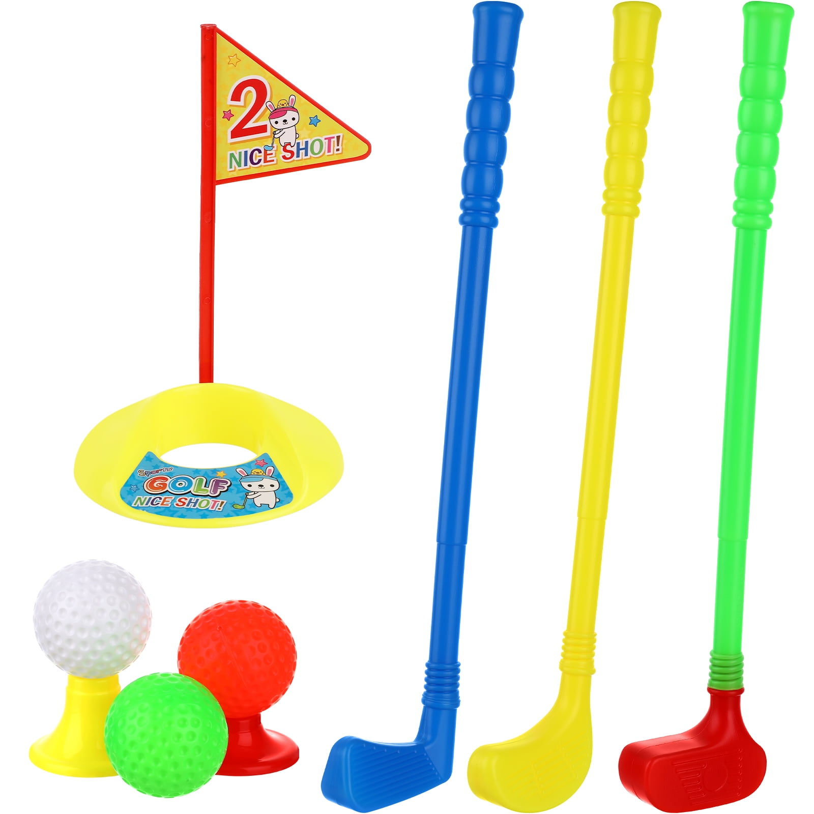 Zonh Kids Golf Toy Set for Toddlers - Early Educational Outdoor Clubs ...