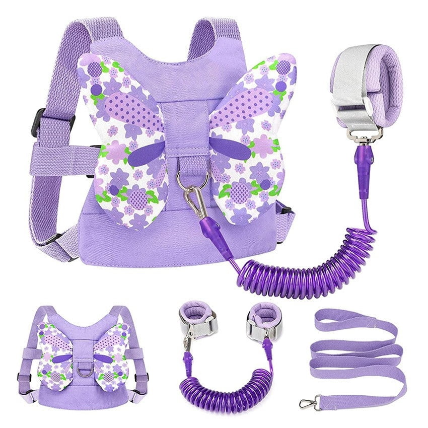 Toddler Harness with Anti Lost Wrist Link - Adjustable Safety Leash for ...