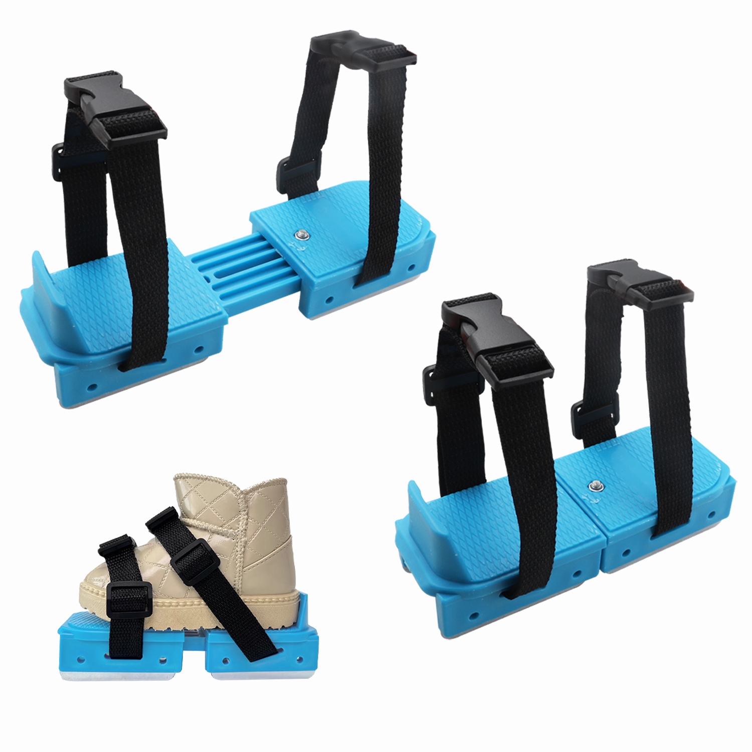 Toddler Ice Skates, Adjustable Children Double Runner Slides Ice Skates ...