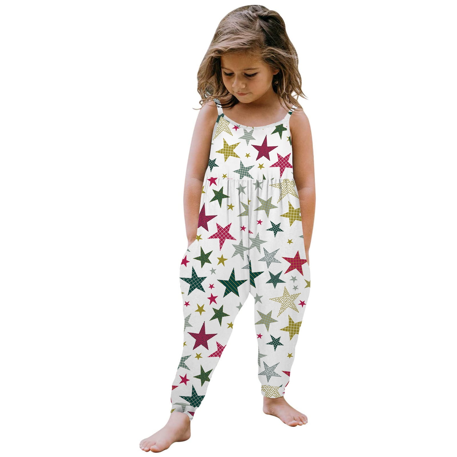 Toddler Kid Jumpsuit Pants Clothes Girls Children's Summer Romper ...