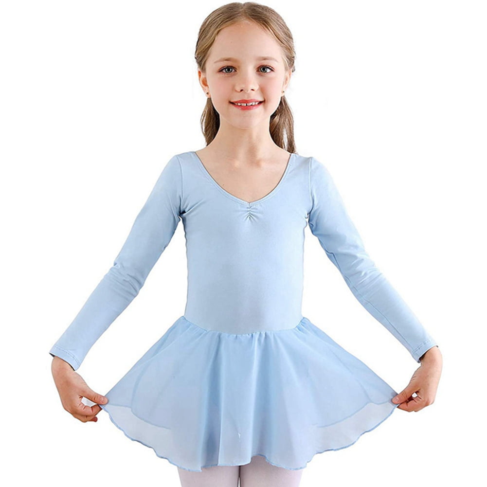 Toddler Kids Ballet Leotards for Girls Long Sleeve Dance Leotard ...